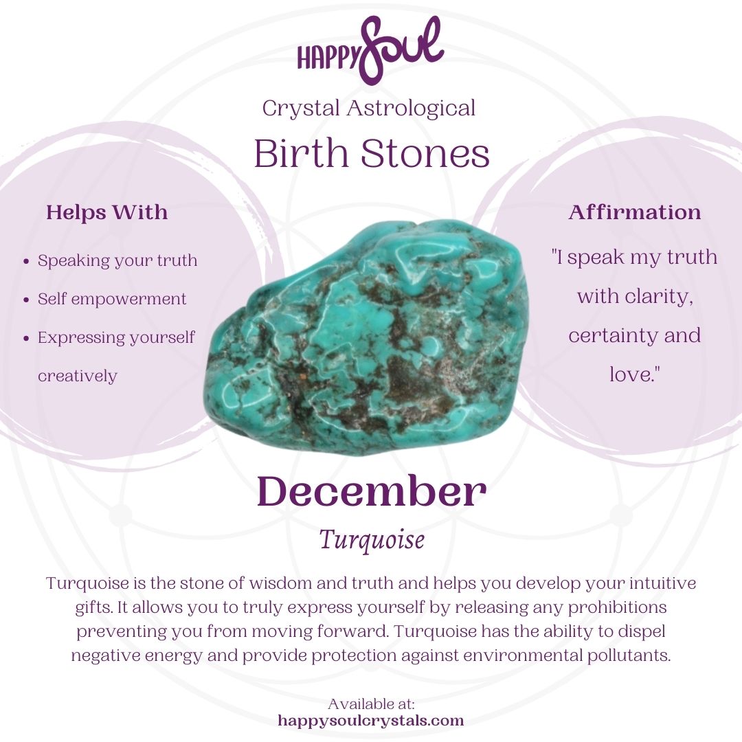 ️ December's Wisdom: The Harmonious Hues of Turquoise ️ – Happy Soul Online