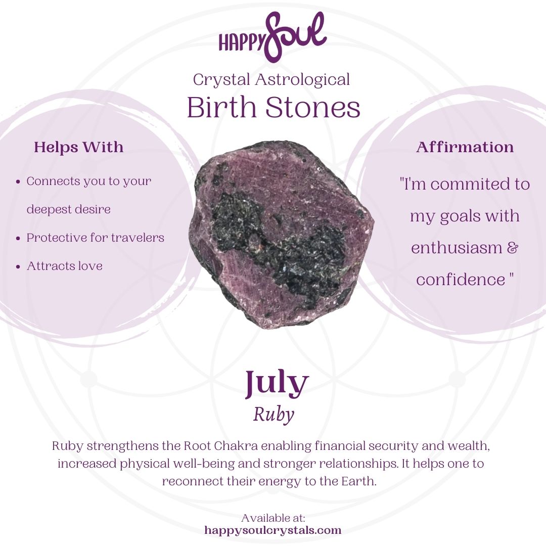 🌞 Ruby: The Jewel of July, a Month of Passion and Vitality 🌞 – Happy ...