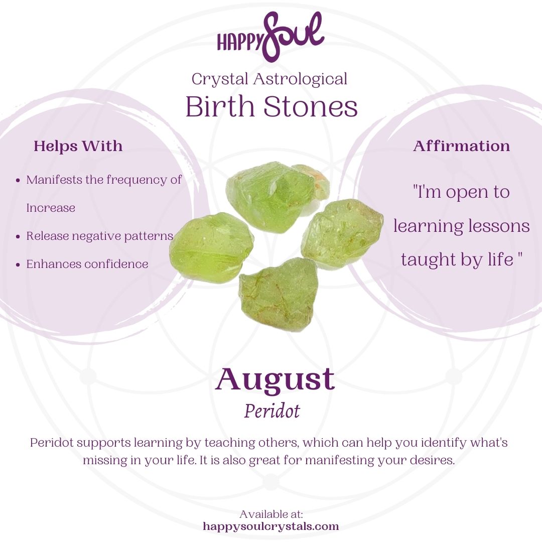 🌾 Peridot: The Gemstone of August, a Month of Wisdom and Abundance 🌾 ...