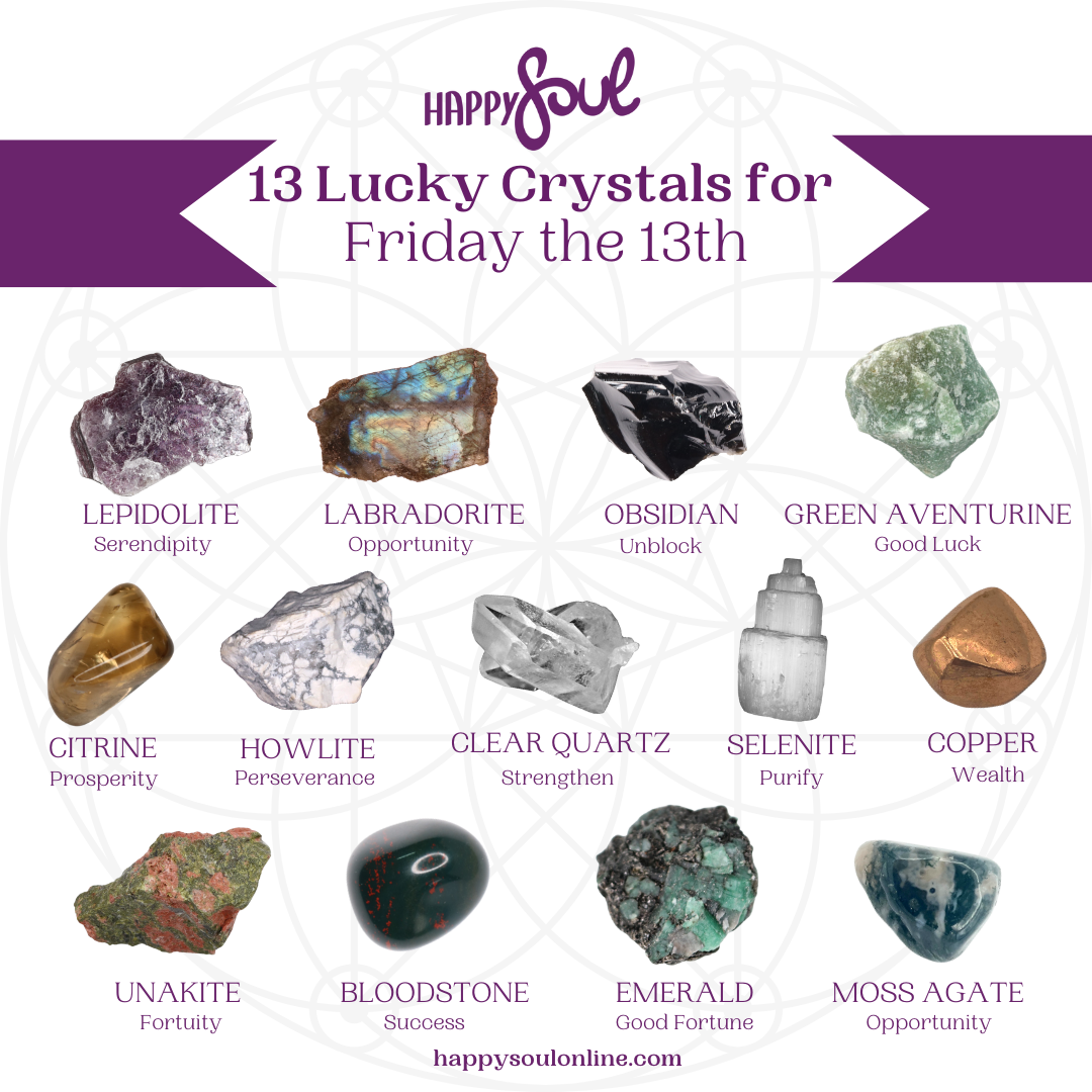 13 Lucky Crystals for Friday the 13th: Unlocking Your Good Fortune and ...