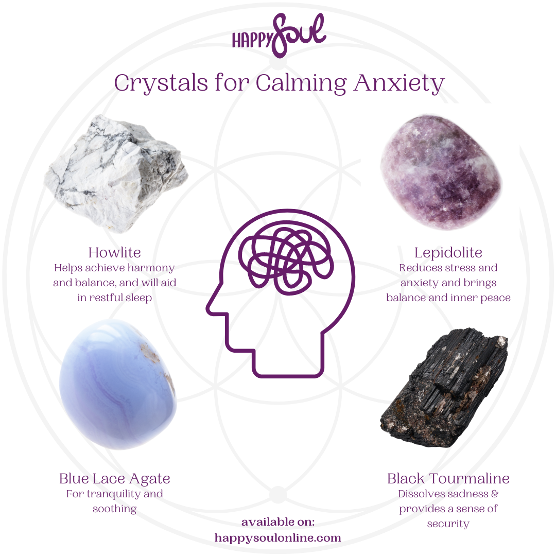 Crystals for Calming Anxiety – Happy Soul Online
