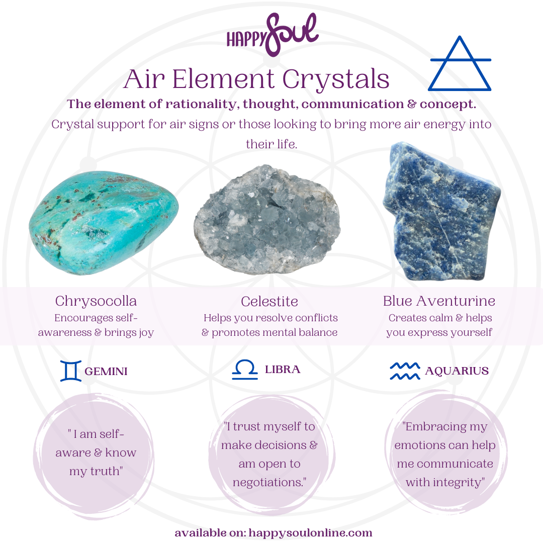 Air Element Crystals – Happy Soul Online